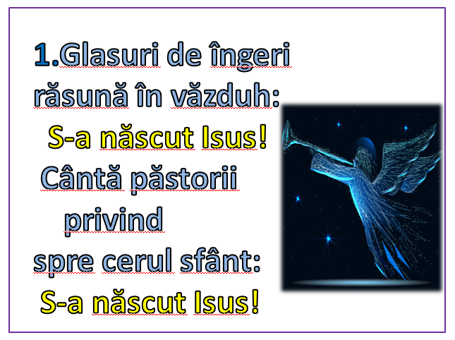 Glasuri de îngeri răsună în văzduh - scoala-duminicala. ro Proverbe 22:6