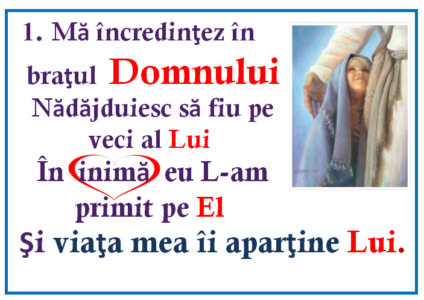 Fiindcă atât de mult a iubit Dumnezeu / Mă-ncredințez - scoala ...